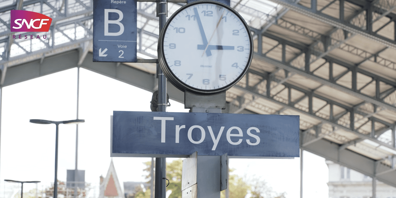 Réalisation SNCF - Gare de Troyes - TV-Iconcept